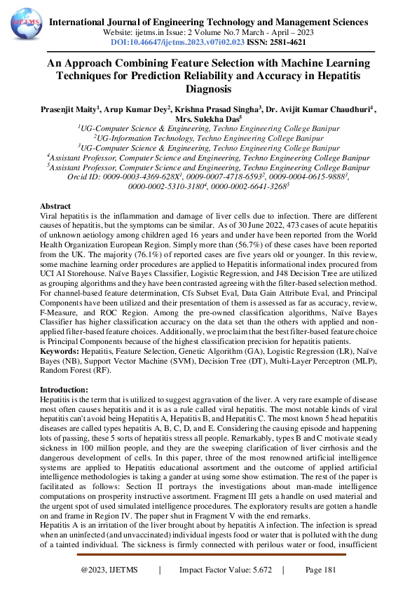 Pdf An Approach Combining Feature Selection With Machine Learning