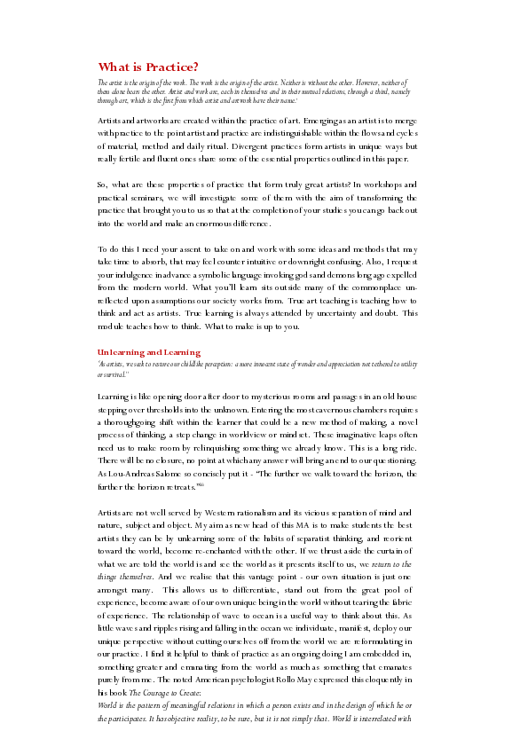 (PDF) What is Practice