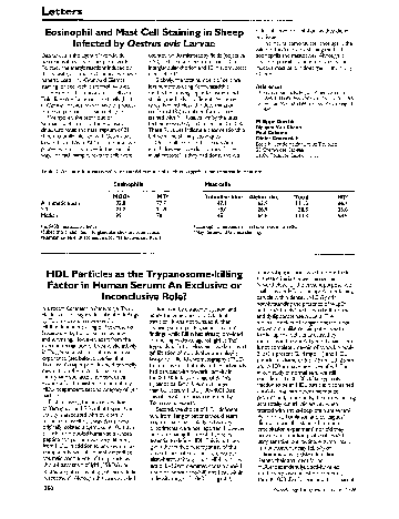 (PDF) Eosinophil and mast cell staining in sheep infected by oestrus ...