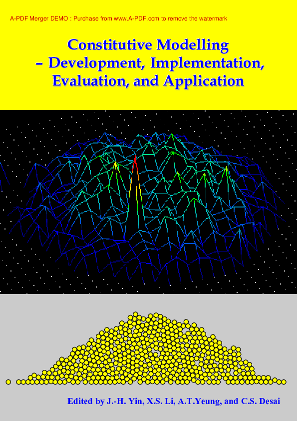 (PDF) Constitutive Modelling – Development , Implementation , Evaluation , and Application