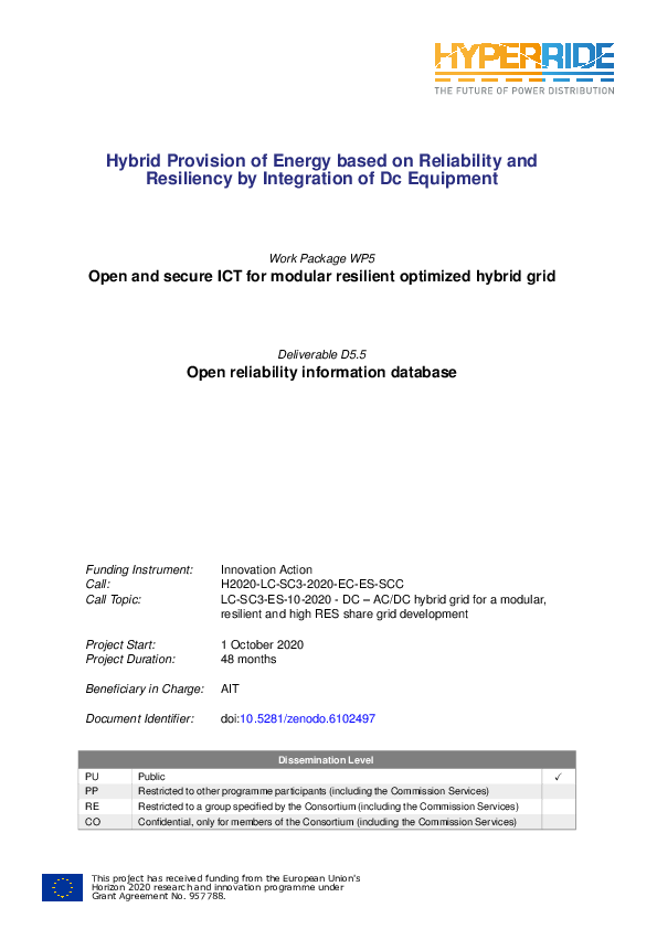 (PDF) Open reliability information database
