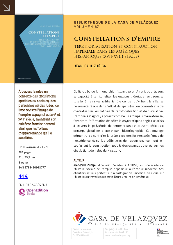 (PDF) Constellations d’empire. Territorialisation et construction ...