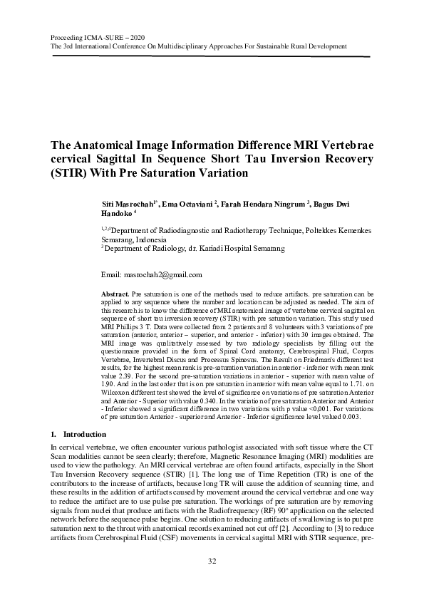 (PDF) The The Anatomical Image Information Difference MRI Vertebrae ...