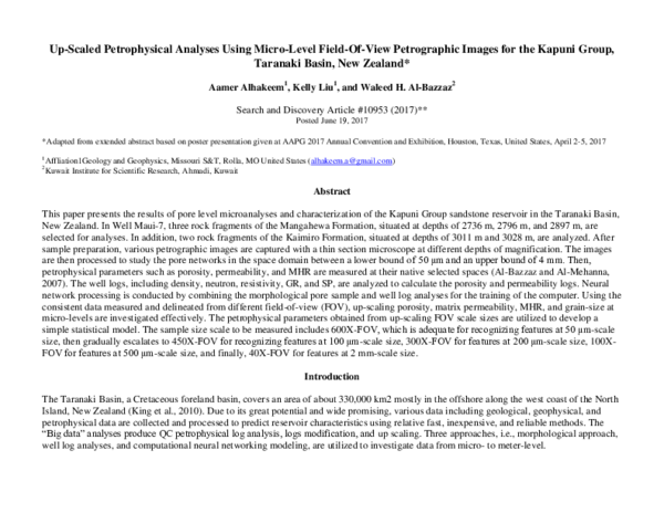 (PDF) Up-Scaled Petrophysical Analyses Using Micro-Level Field-Of-View ...