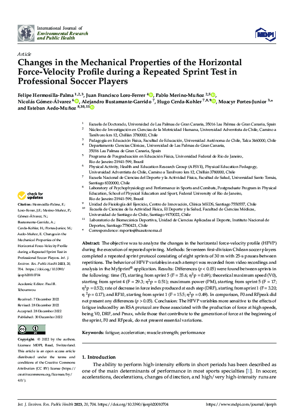 (PDF) Changes in the Mechanical Properties of the Horizontal Force ...