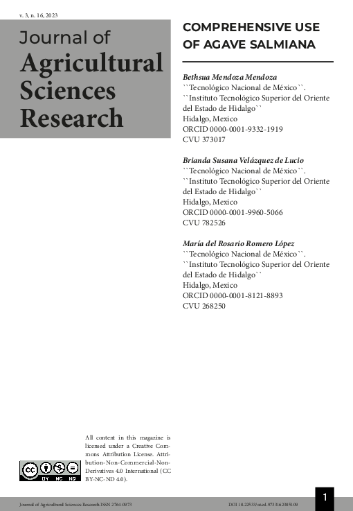 (PDF) Comprehensive use of Agave salmiana (Atena Editora)