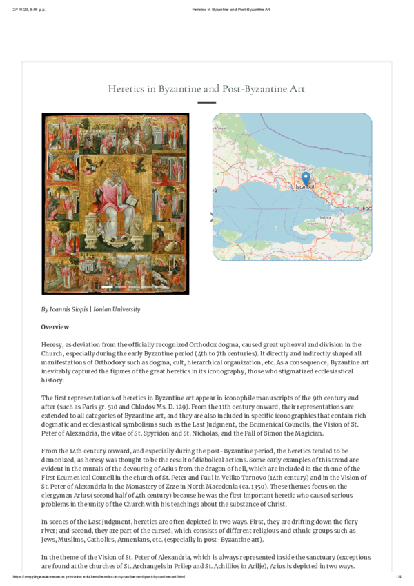 (PDF) Heretics in Byzantine and Post-Byzantine Art