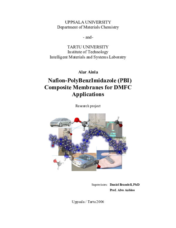 (PDF) Nafion®–polybenzimidazole (PBI) composite membranes for DMFC applications