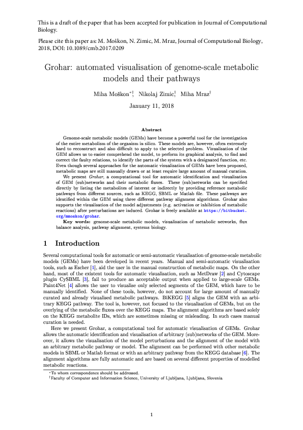 (PDF) Grohar: Auto-Visualization of Metabolic Models