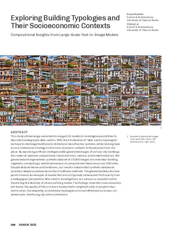 (PDF) Exploring Building Typologies and Their Socioeconomic Contexts ...
