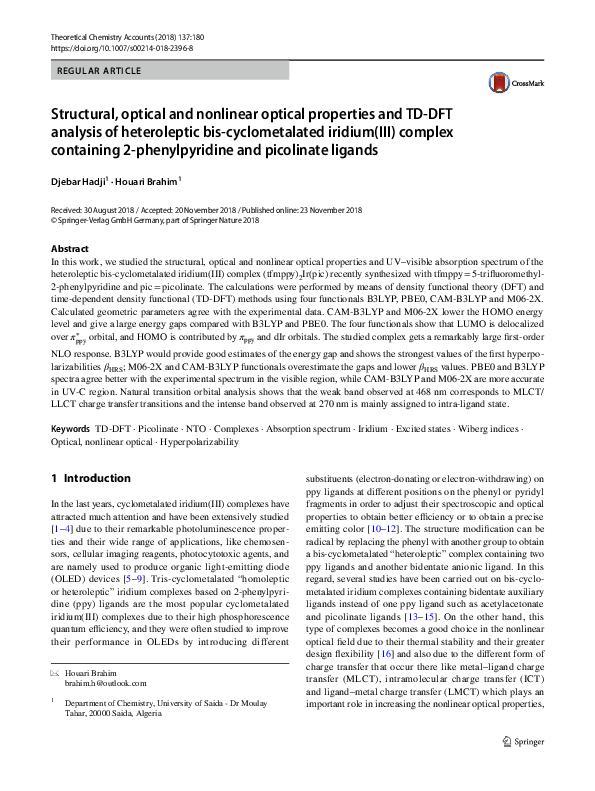 (PDF) Structural, optical, and nonlinear optical properties of indium ...
