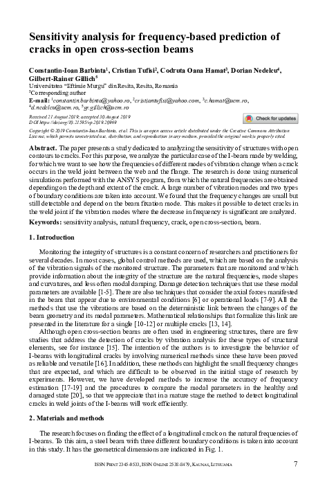 (PDF) Thin-Walled Beams with Open Cross-Section