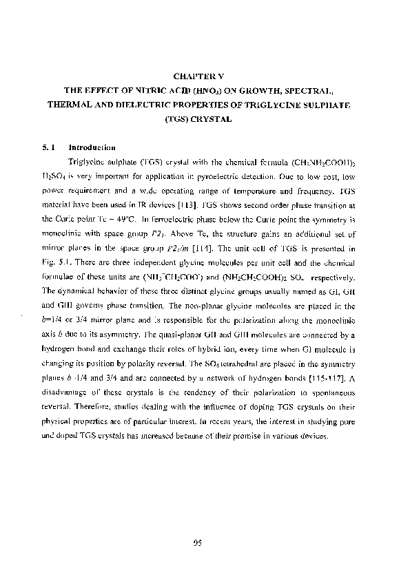 (PDF) The effect of nitric acid (HNO3) on growth, spectral, thermal and ...