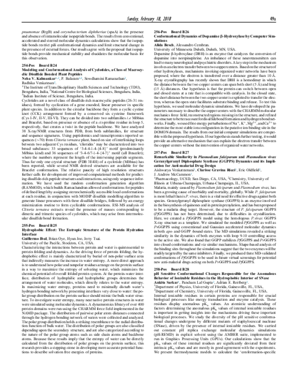 (PDF) Hydrophobic Effect: The Entropic Structure of the Protein ...