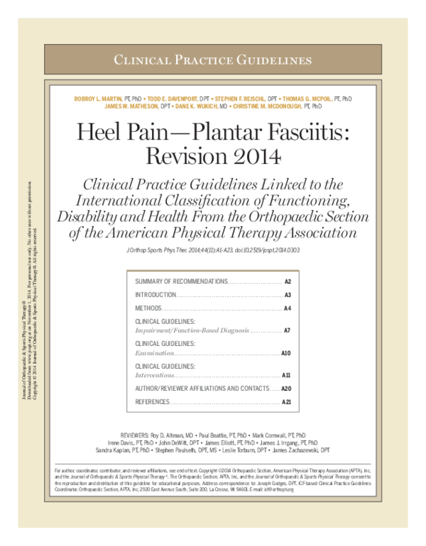 (PDF) Clinical Practice Guidelines