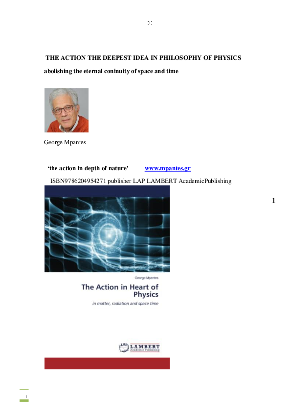 (PDF) BOOK the Action in heart of physics