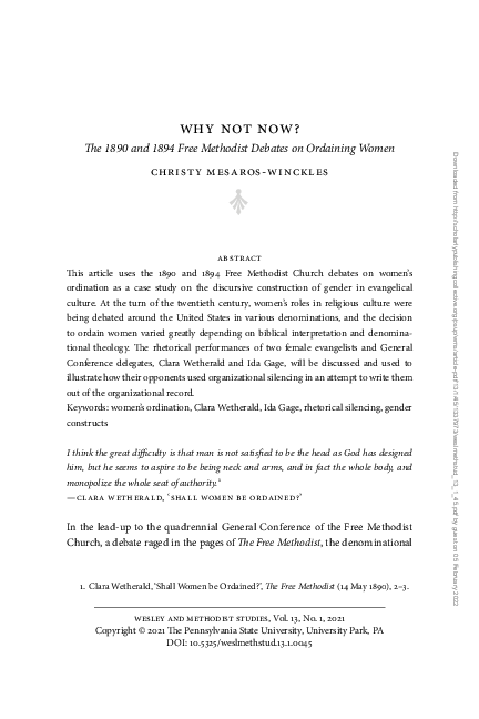(PDF) Why Not Now?