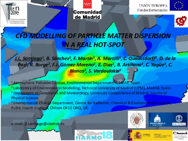(PDF) CFD modelling of particle matter dispersion in a real hot-spot