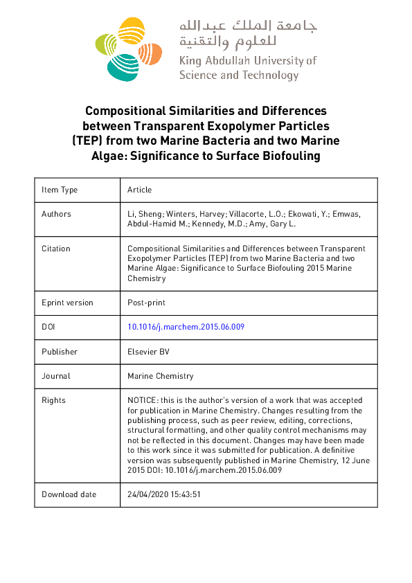 (PDF) Compositional similarities and differences between transparent ...