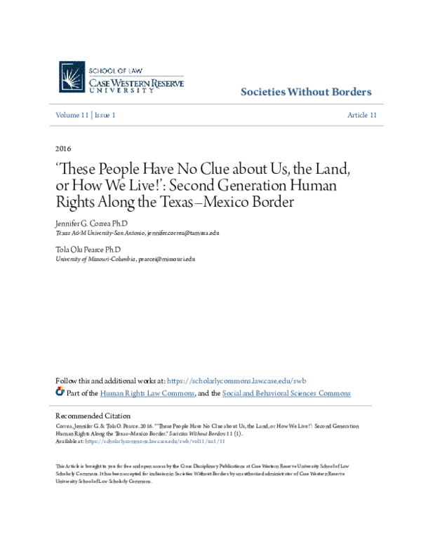 (PDF) ‘These People Have No Clue about Us, the Land, or How We Live ...
