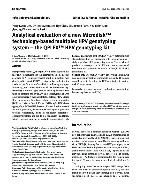 (PDF) Analytical evaluation of a new Microdisk™ technology-based ...