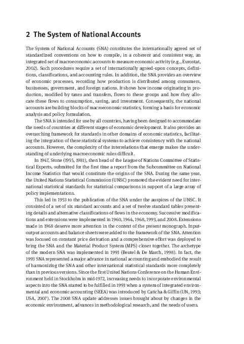 (PDF) 2 The System of National Accounts