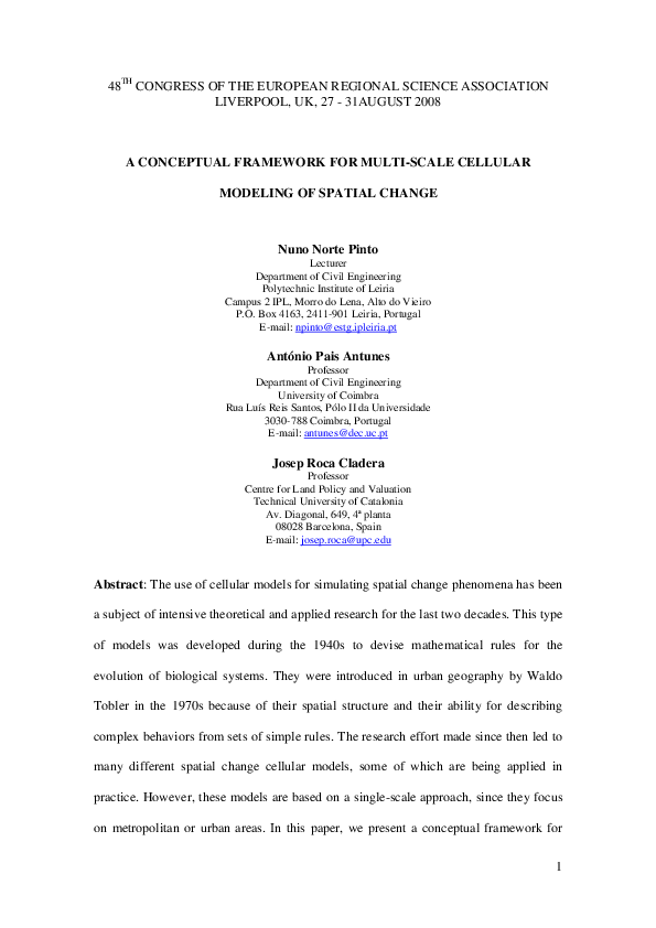 Pdf A Conceptual Framework For Multi Scale Cellular Modeling Of