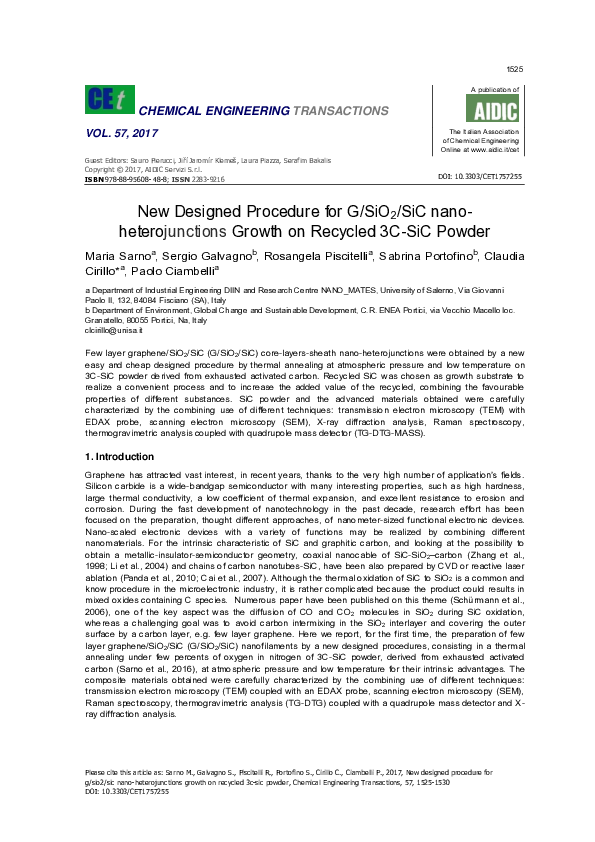 (PDF) New designed procedure for G/SiO2/SiC nano-heterojunctions growth ...