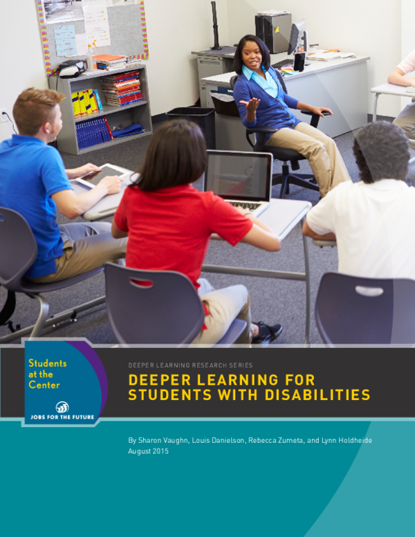 (PDF) Deeper Learning for Students with Disabilities. Deeper Learning ...