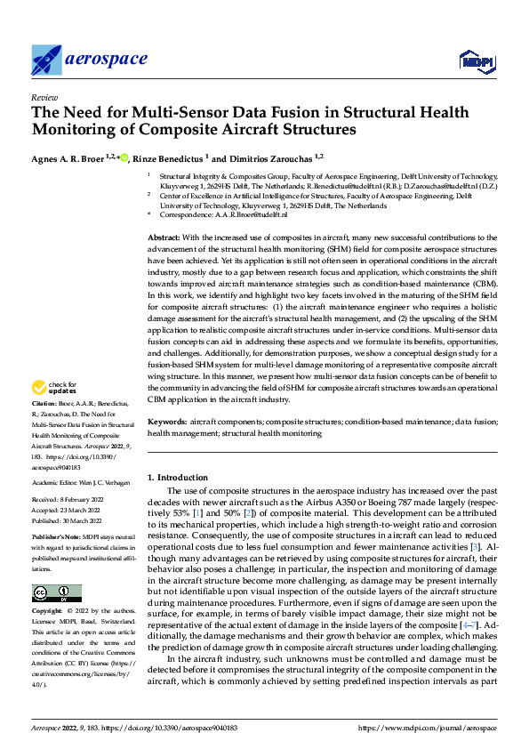(PDF) The Need for Multi-Sensor Data Fusion in Structural Health Monitoring of Composite ...