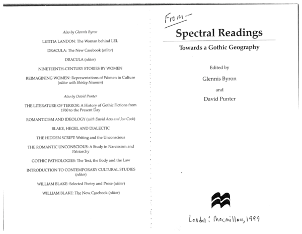 (PDF) The Gothic and the “Otherings” of Ascendant Culture: The Original ...