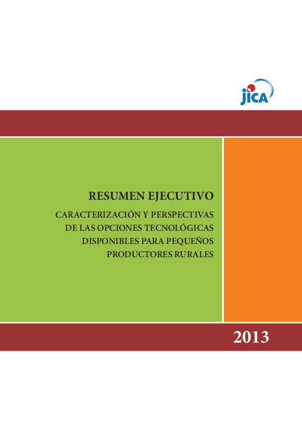 (PDF) Resumen Investigacion CADEP JICA