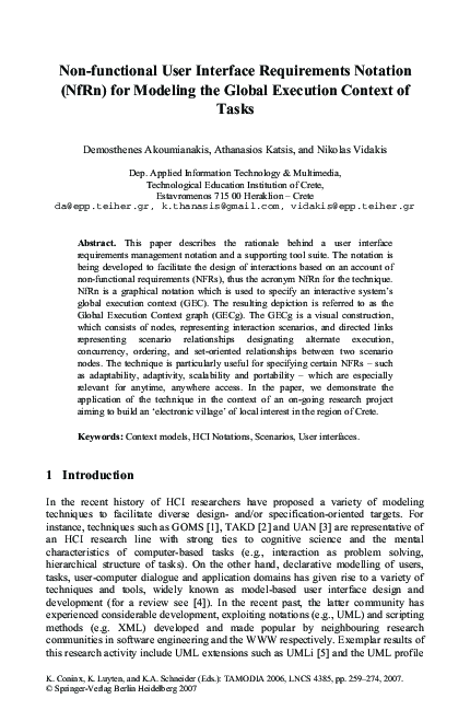 (PDF) Non-functional User Interface Requirements Notation (NfRn) for Modeling the Global ...