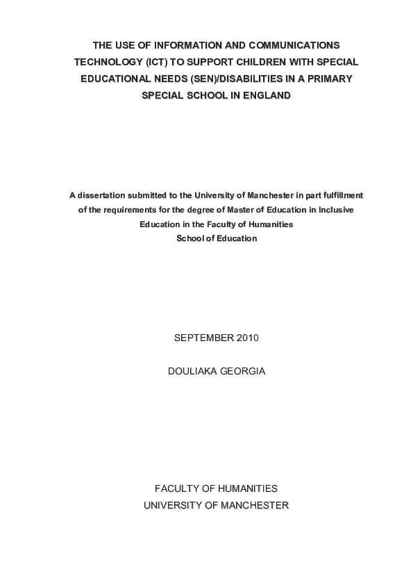 (PDF) THE USE OF INFORMATION AND COMMUNICATIONS TECHNOLOGY (ICT) TO ...