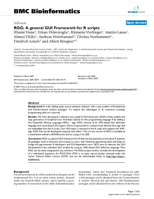 (PDF) RGG: A general GUI Framework for R scripts | Ilhami Visne - Academia.edu