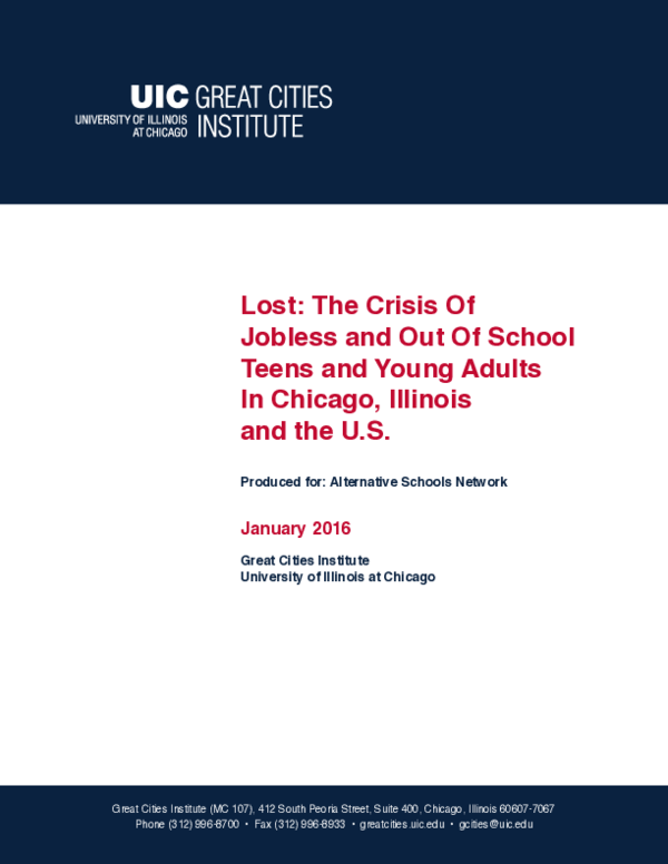(PDF) Lost: The Crisis Of Jobless and Out Of School Teens and Young ...