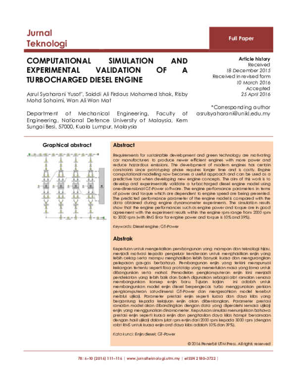 (PDF) Computational Simulation and Experimental Validation of a ...