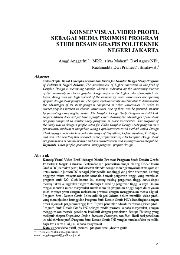 (PDF) Konsep Visual Video Profil Sebagai Media Promosi Program Studi ...
