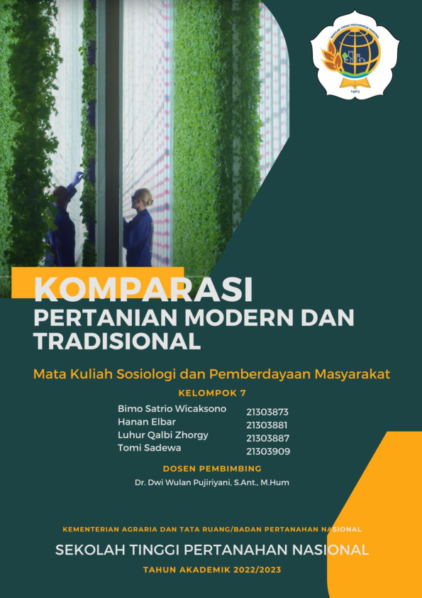 (PDF) Komparasi Pertanian Modern dan Tradisional