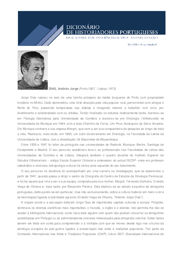 (PDF) DIAS, António Jorge (Porto,1907 - Lisboa, 1973)