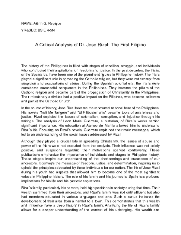 (PDF) The First Filipino