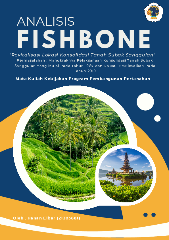(PDF) Analisis FISHBONE - Studi Kasus : Mangkraknya Pelaksanaan Konsolidasi Tanah Subak ...