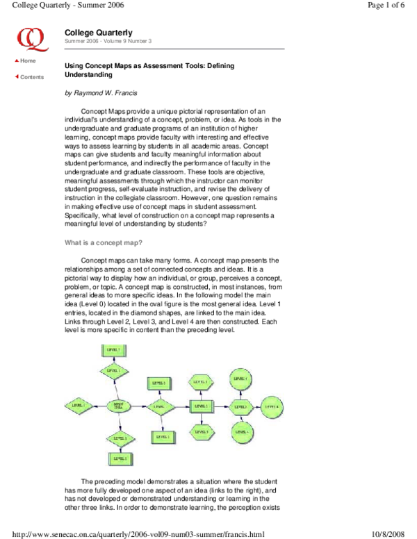 (PDF) Using concept maps as assessment tools: defining understanding ...