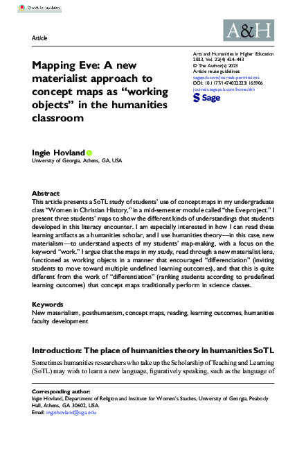 (PDF) Mapping Eve: A New Materialist Approach to Concept Maps as ...