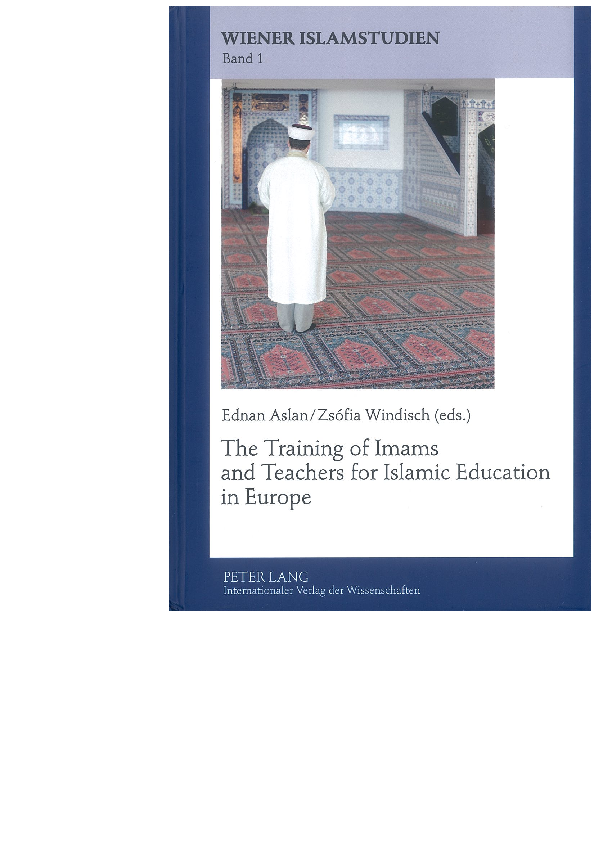 (PDF) Training of imams and teachers for Islamic education in Turkey