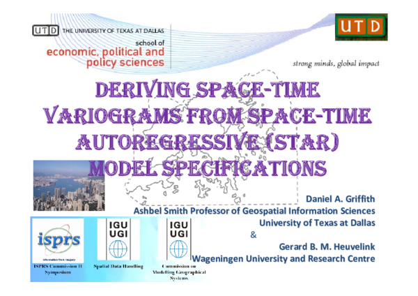 (PDF) Deriving Space-Time Variograms from Space-Time Autoregressive (STAR) Model Specifications ...