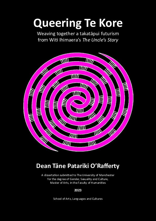 (PDF) Queering Te Kore: weaving together a takatāpui futurism from Witi ...