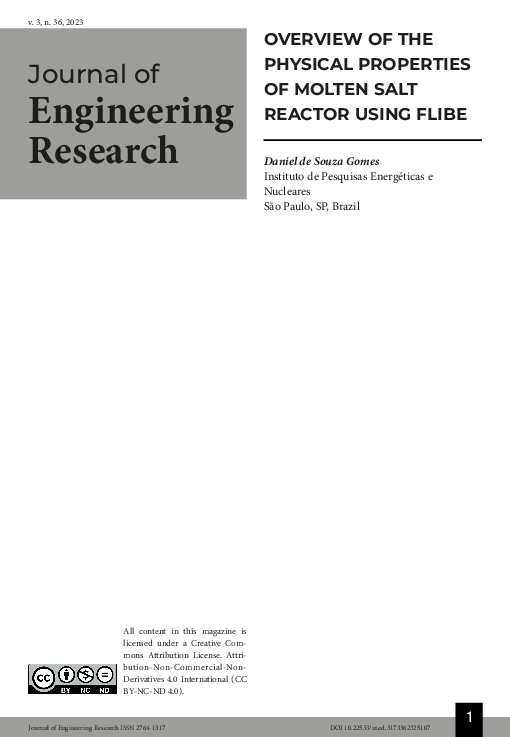 (PDF) OVERVIEW OF THE PHYSICAL PROPERTIES OF MOLTEN SALT REACTOR USING ...