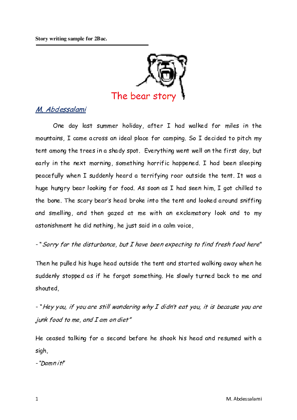 (PDF) The bear story