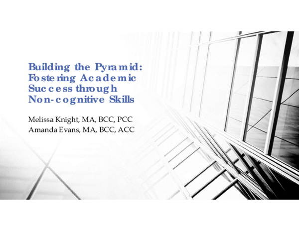 (PDF) Building the Pyramid: Fostering Academic Success Through Non ...